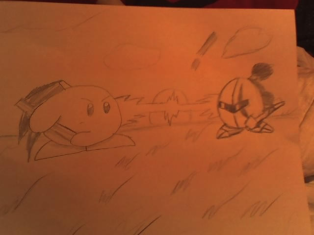 Kirby VS Metaknight Samurai by Damion1991 on DeviantArt
