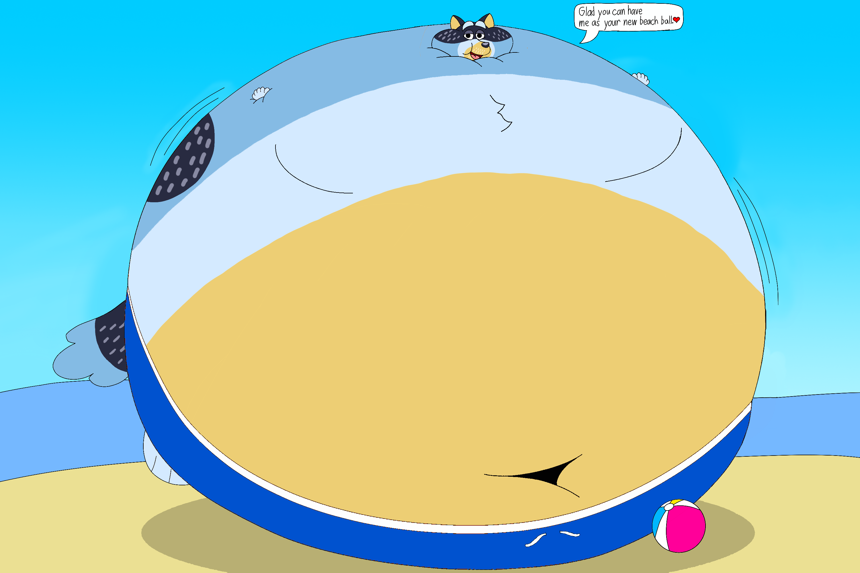 Welcome To The Beach With Bandit Heeler By Rebow19 64 On Deviantart