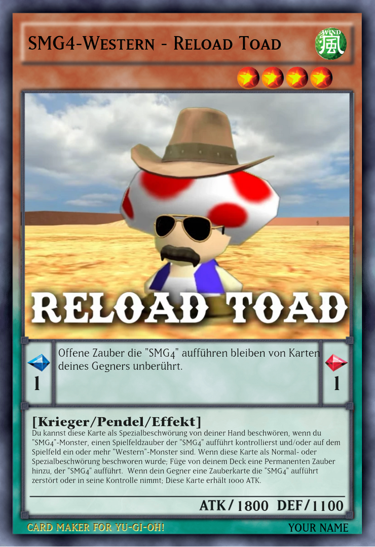 Smg4 Western Reload Toad By Pokemonfanzocker On Deviantart