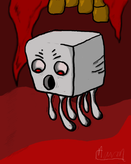 Ghast Drawing Minecraft By Corron34 On Deviantart