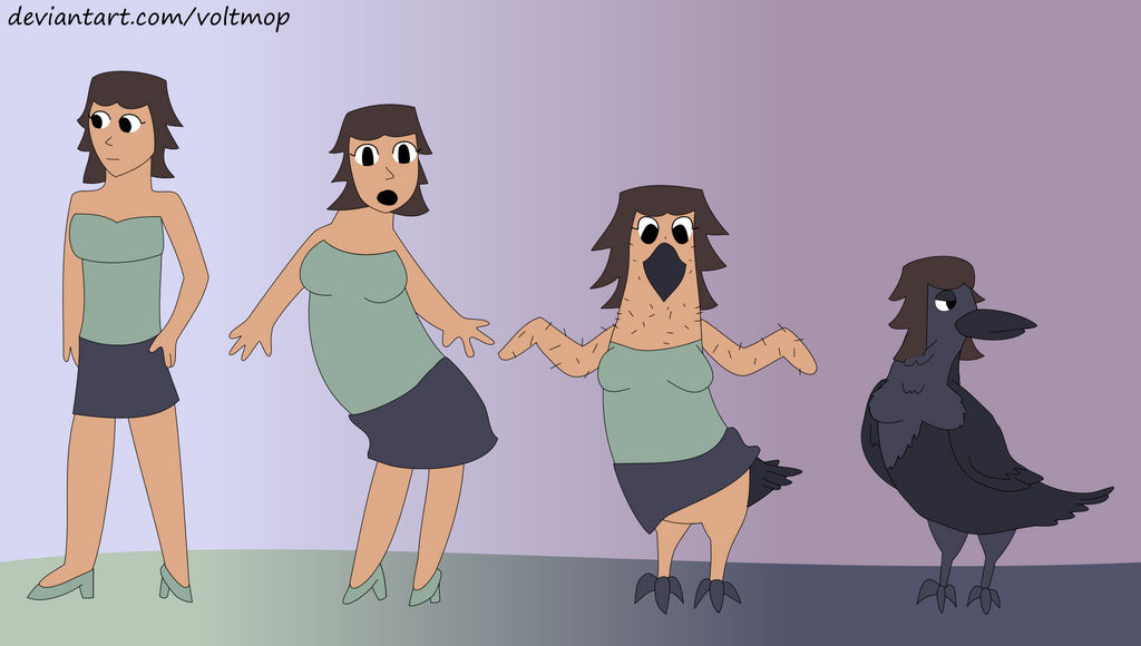 Tutorial: TF Into a Raven (Animal TF) by voltmop on DeviantArt Tutorial: TF Into a Raven (Animal TF) by voltmop on DeviantArt