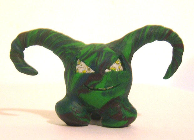 Green Imp with Yellow Speckles by BrightEyedCreatures on DeviantArt