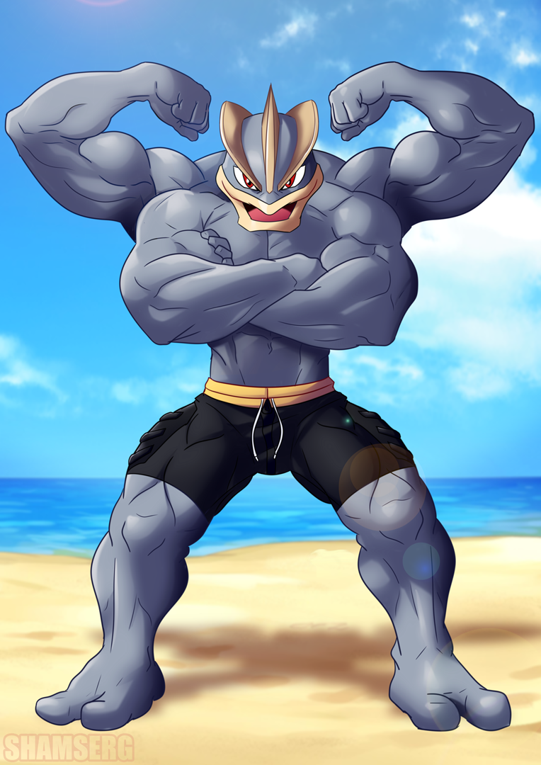 Machamp Commission By Shamserg On Deviantart