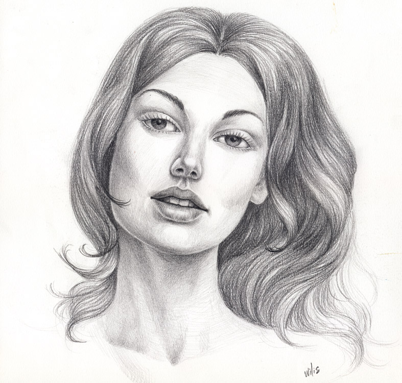 Females Face By Willustration On Deviantart