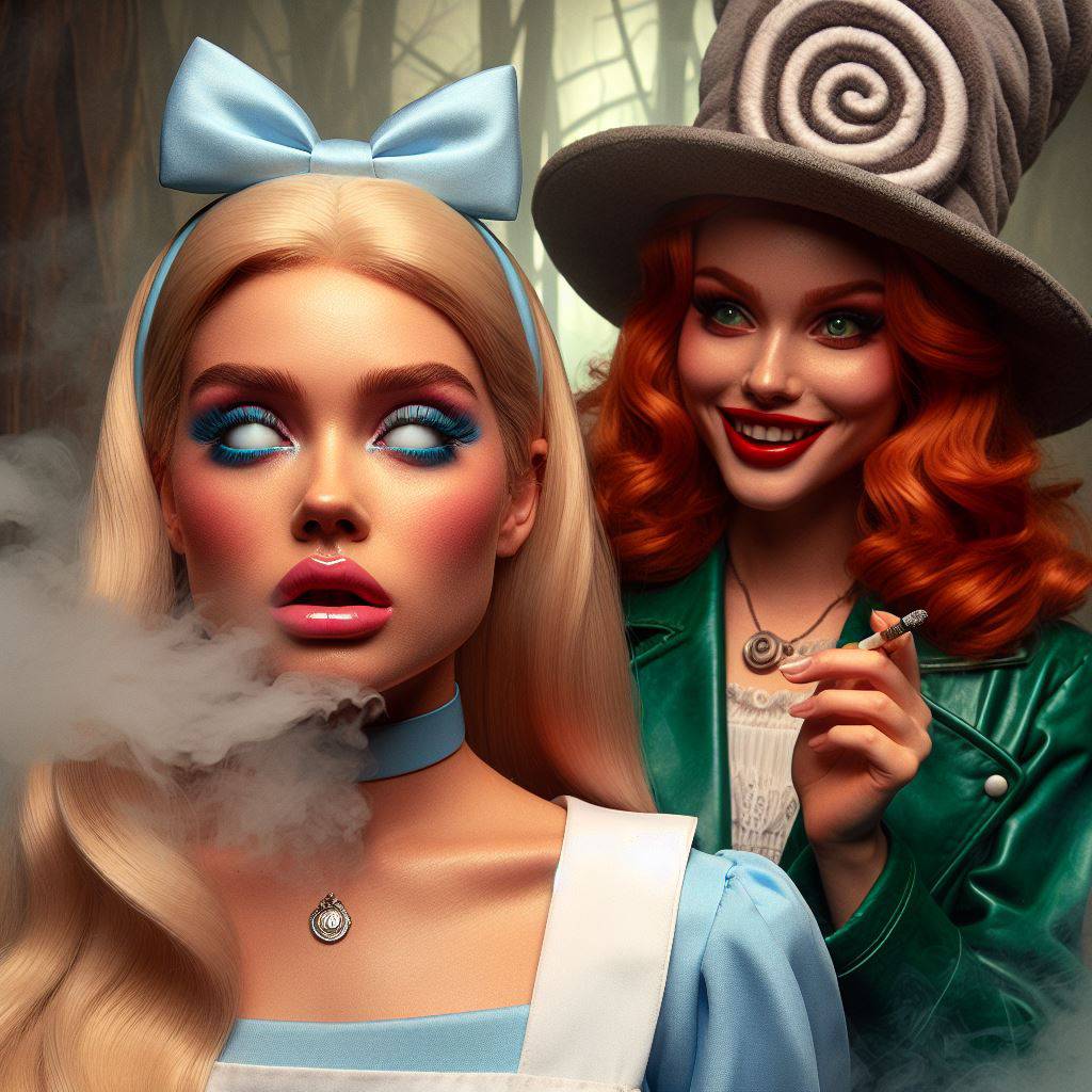 Mad Hatter Sends Alice To Smoky Hypno Wonderland By Ardwyyd On Deviantart