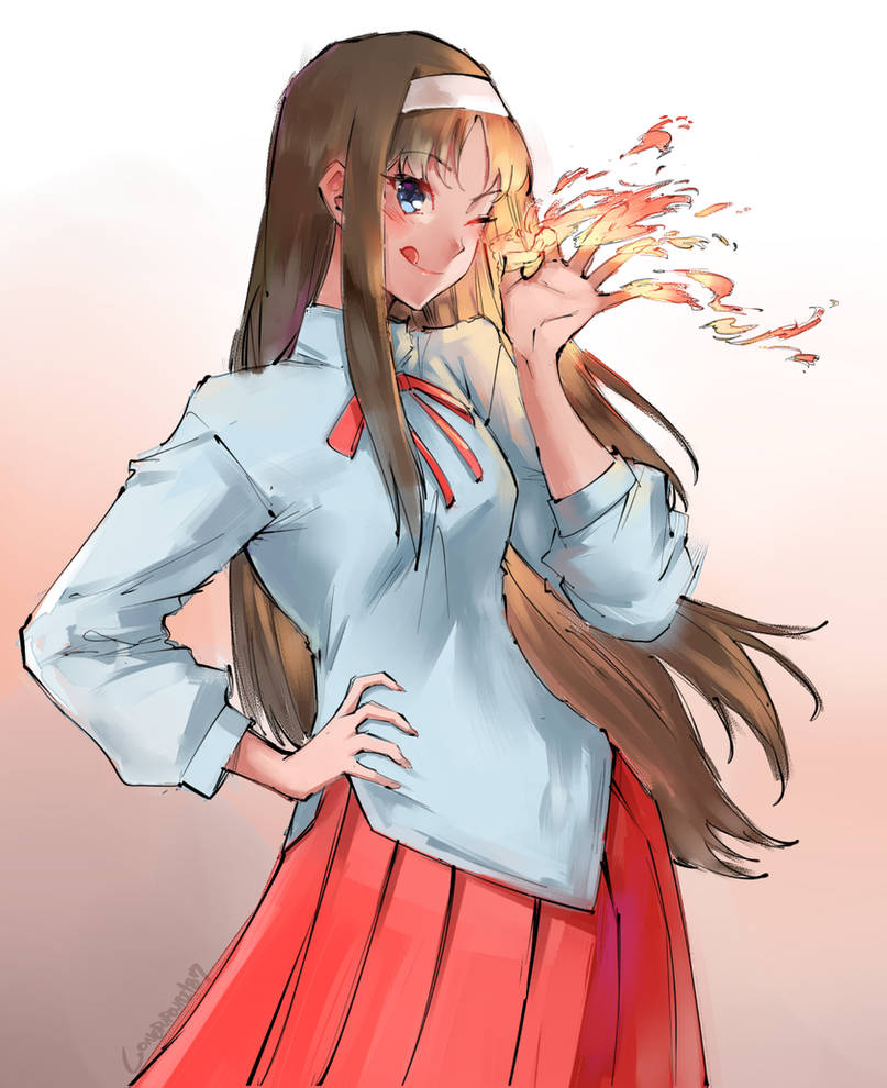 Akiha Tohno 1 By Lonerurouni187 On Deviantart