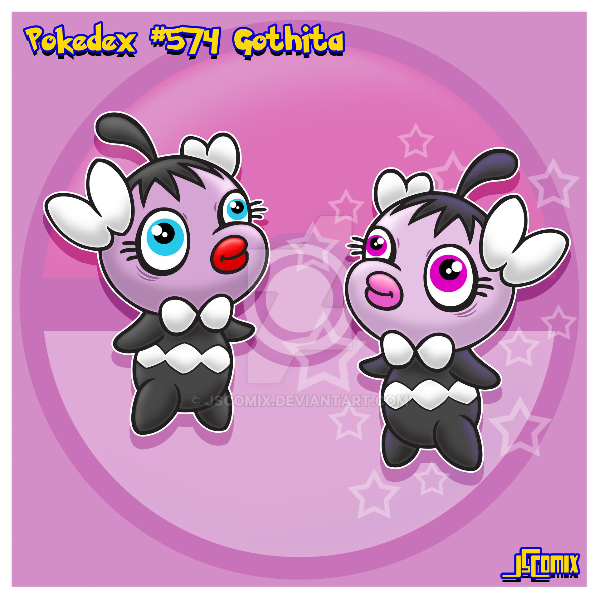 Pokedex #574: Gothita by JSComix on DeviantArt Pokedex #574: Gothita by JSComix on DeviantArt