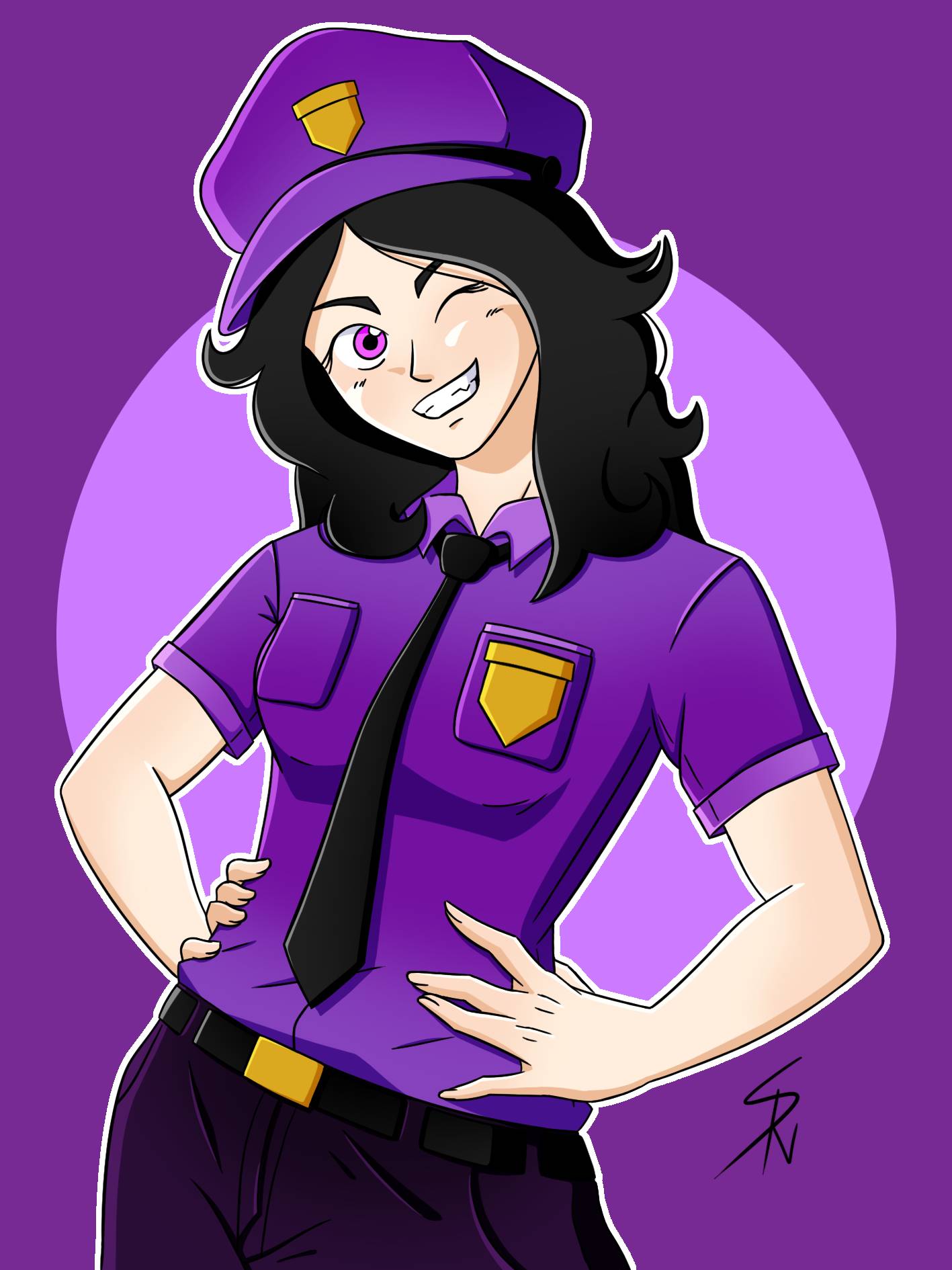 Purple Girl By Samubros On Deviantart