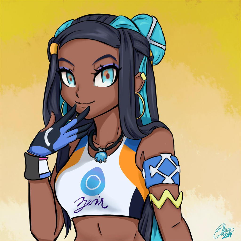 Pokemon Sword Shield Nessa Being Fabulous By Dollishmad On Deviantart