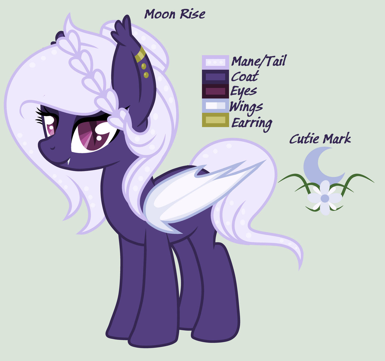 Mlp Oc Moon Rise By Lominicinfinity On Deviantart