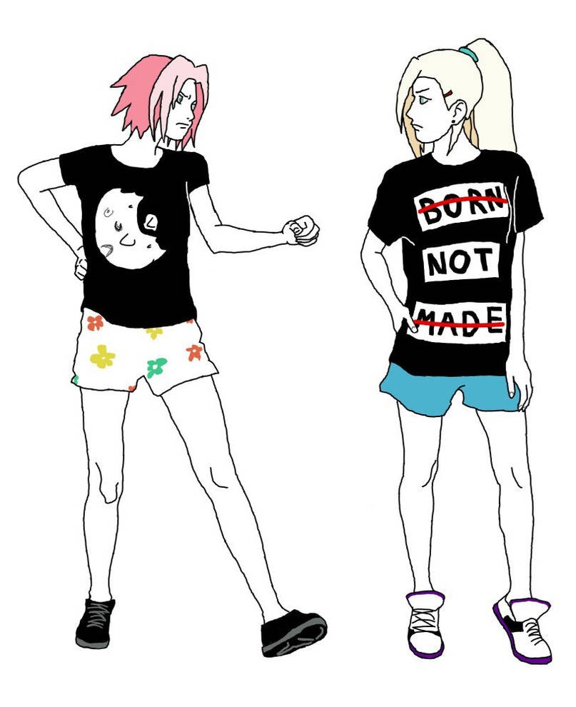 Sakura And Ino By Vikinggon On Deviantart