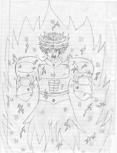 Broly powering up. by YoungMasterGamer on DeviantArt