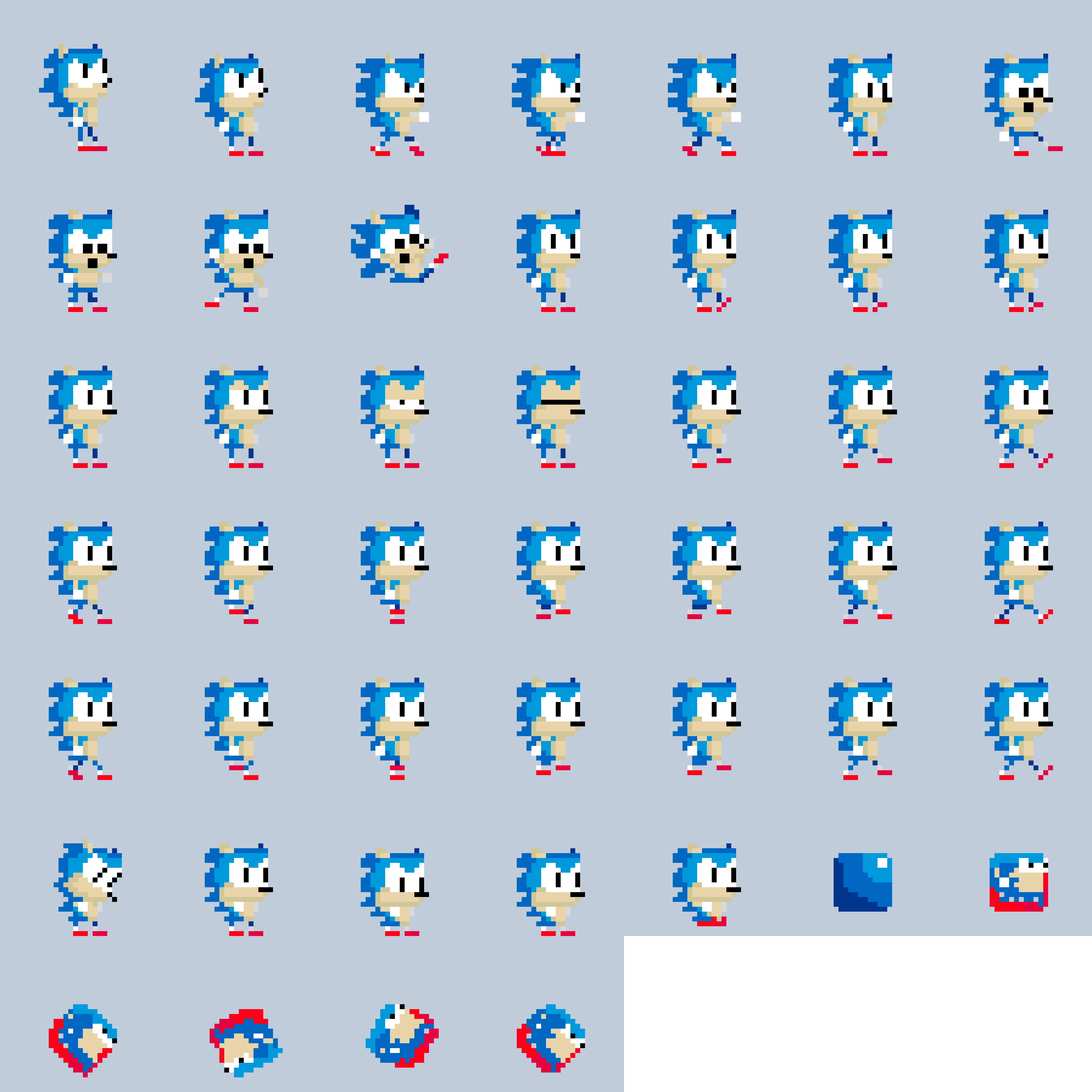 My Custom Sonic Spritesheet By Zayawaya On Deviantart