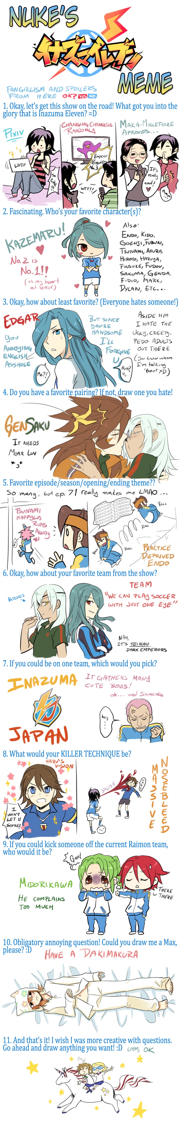 Inazuma Eleven Meme By Harumaru Shi On Deviantart