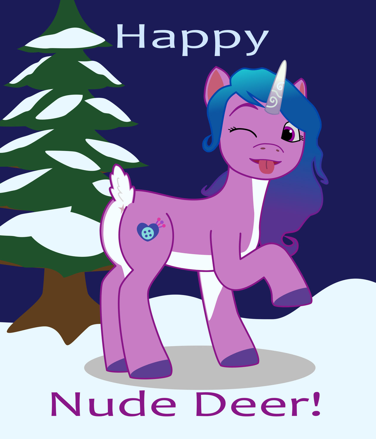 Izzy Happy Nude Deer By Nebulon Bfrigateftw On Deviantart