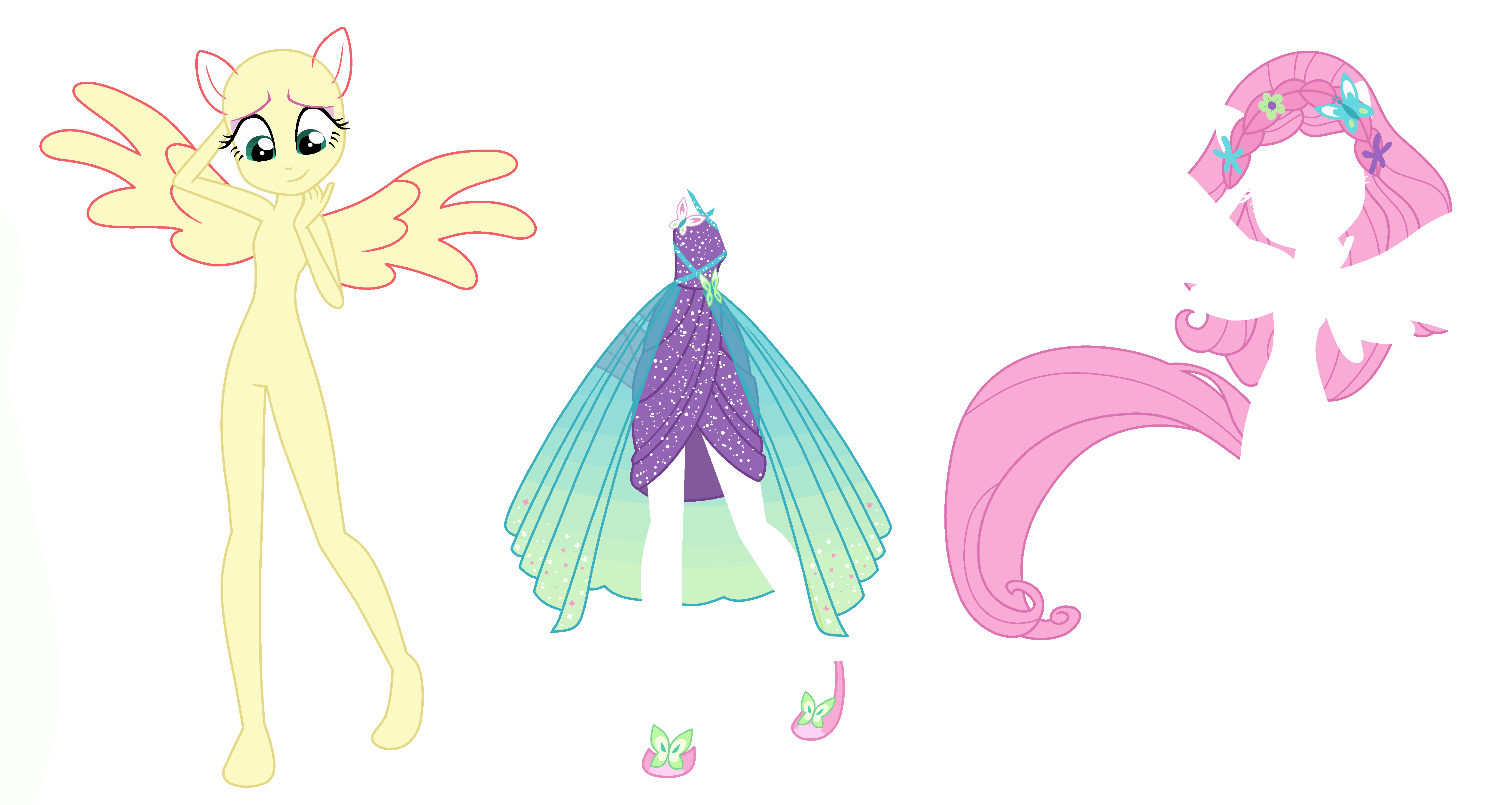 Eqg Fluttershy Base By Machakar52 On Deviantart