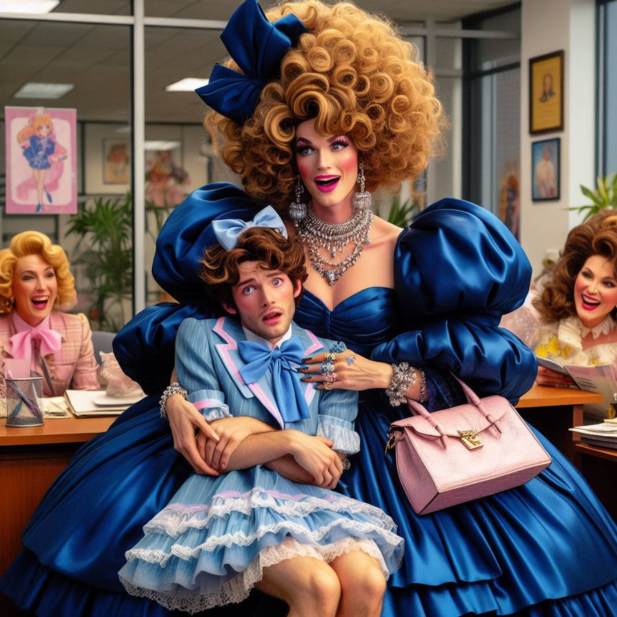 Take Your Sissy To Work Day By The Frilly Salon On Deviantart