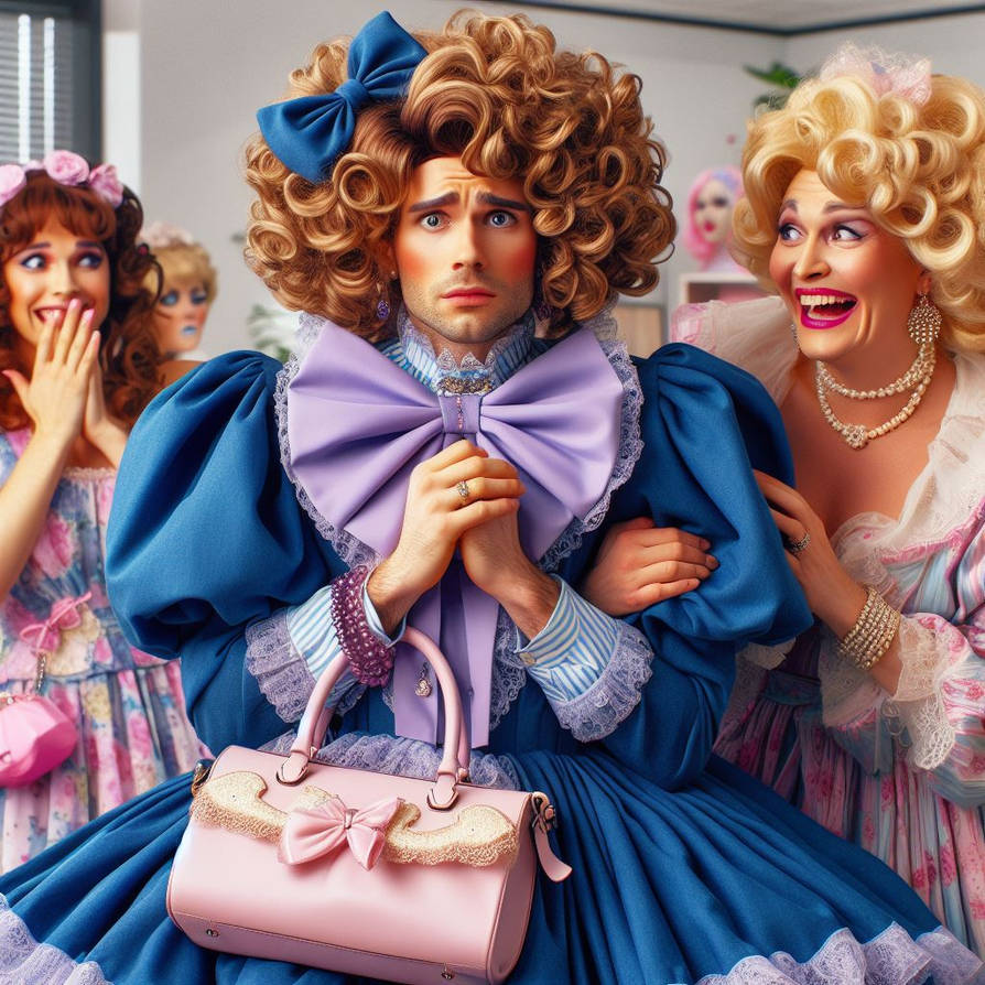 Take Your Sissy To Work Day 2 By The Frilly Salon On Deviantart