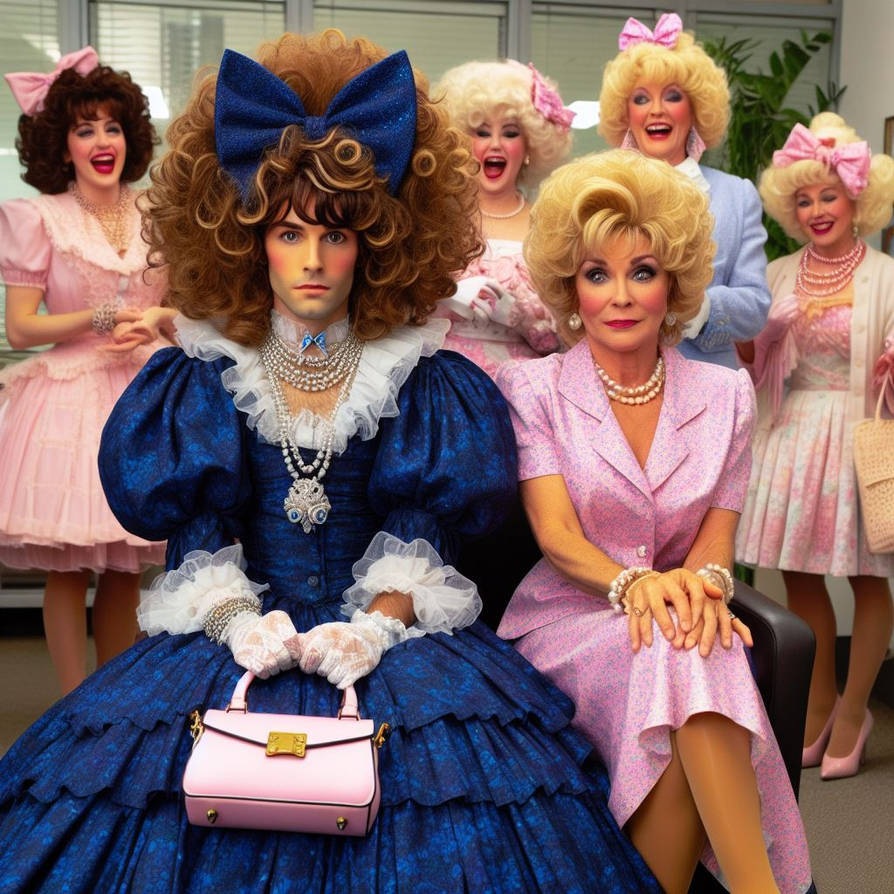 Take Your Sissy To Work Day 3 By The Frilly Salon On Deviantart