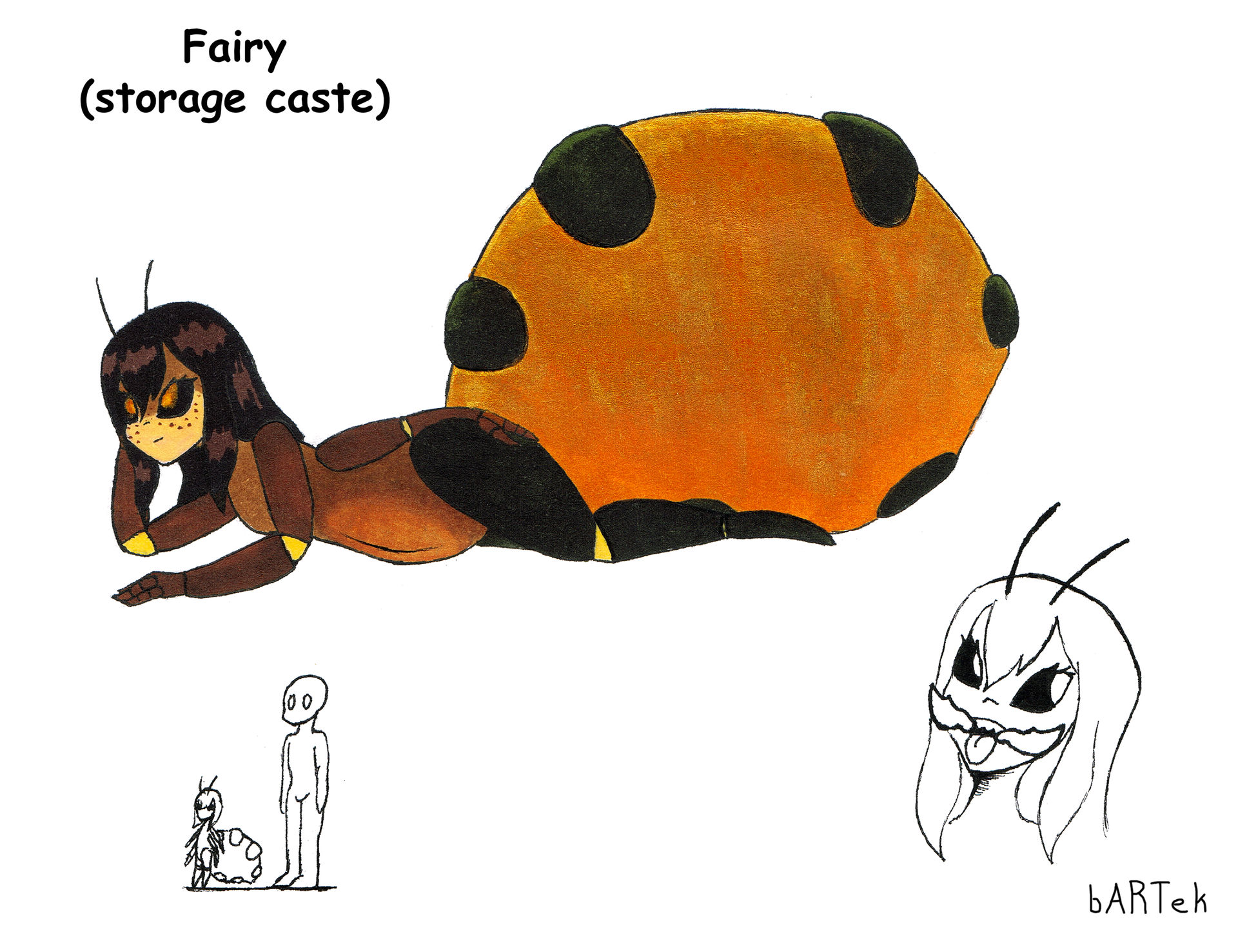30 Day Monster Girl Challenge 13 Insect Girl By Irritator Fan On Deviantart