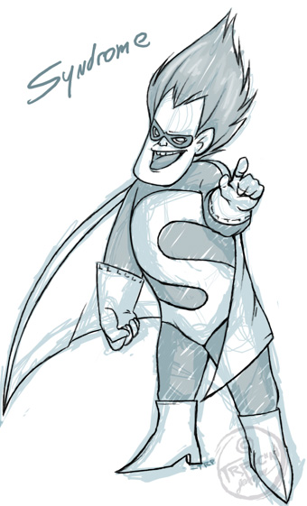 Syndrome Sketch by furinchime on DeviantArt