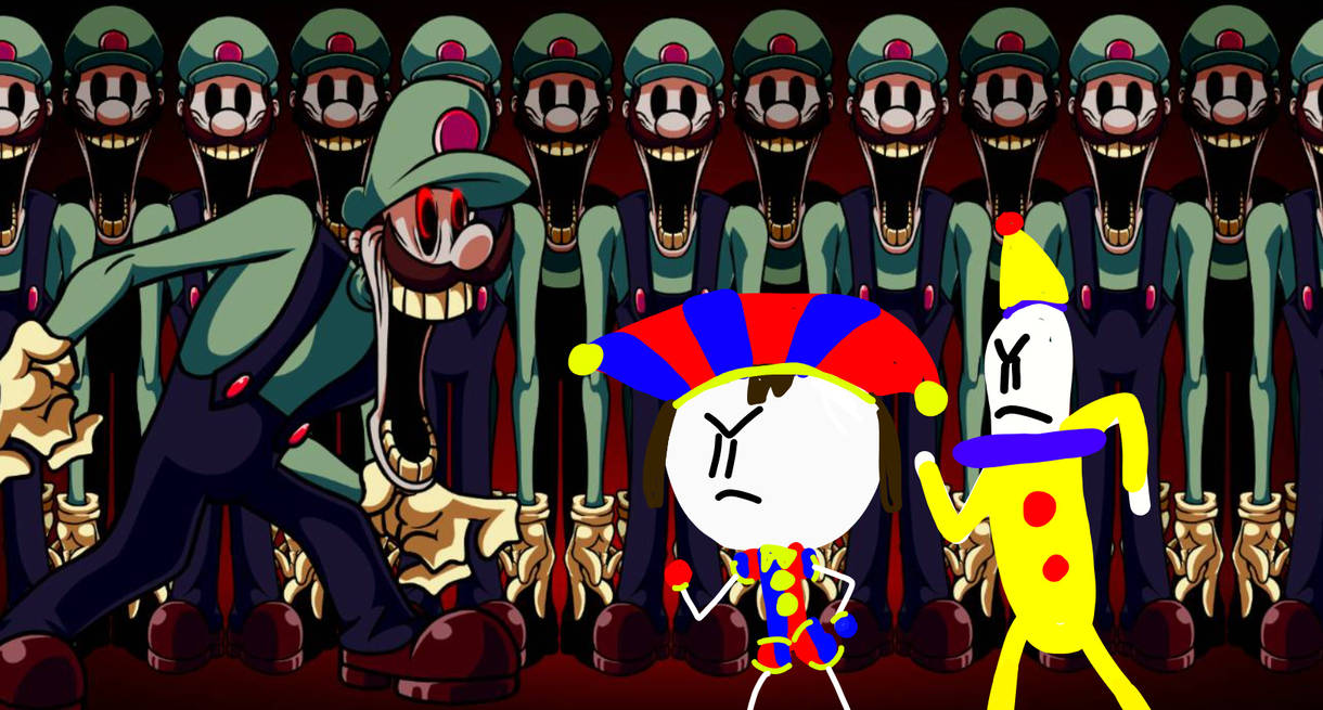 Mr L Vs Pomni and Kaufmo? by monsterschool2009 on DeviantArt Mr L Vs Pomni and Kaufmo? by monsterschool2009 on DeviantArt
