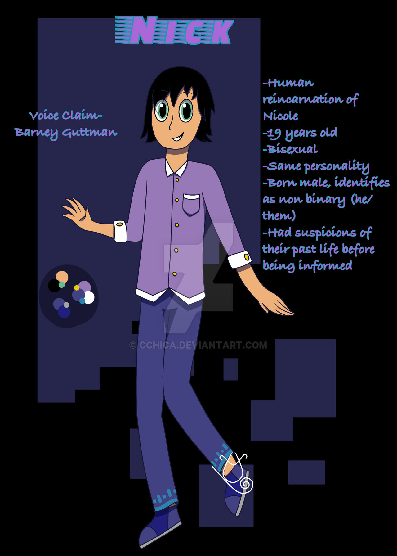 SRAU Nick reference sheet by cchica on DeviantArt SRAU Nick reference sheet by cchica on DeviantArt