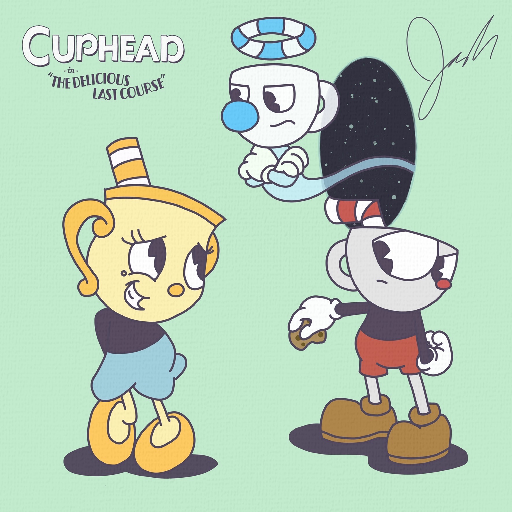 Cuphead Dlc Fanart By Sketchworkstoo On Deviantart
