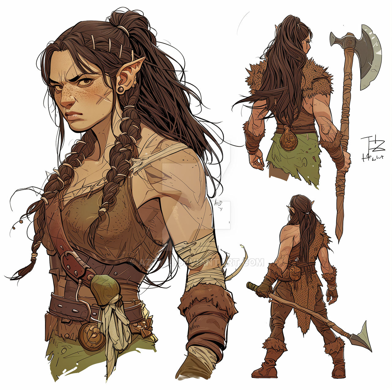 Adopt Half Orc Half Elf By Azzyai On Deviantart