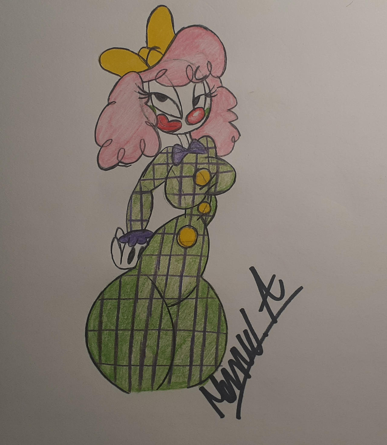 Arttrade Clown Girl From Johnnybravo By Alexcartoons2005 On Deviantart
