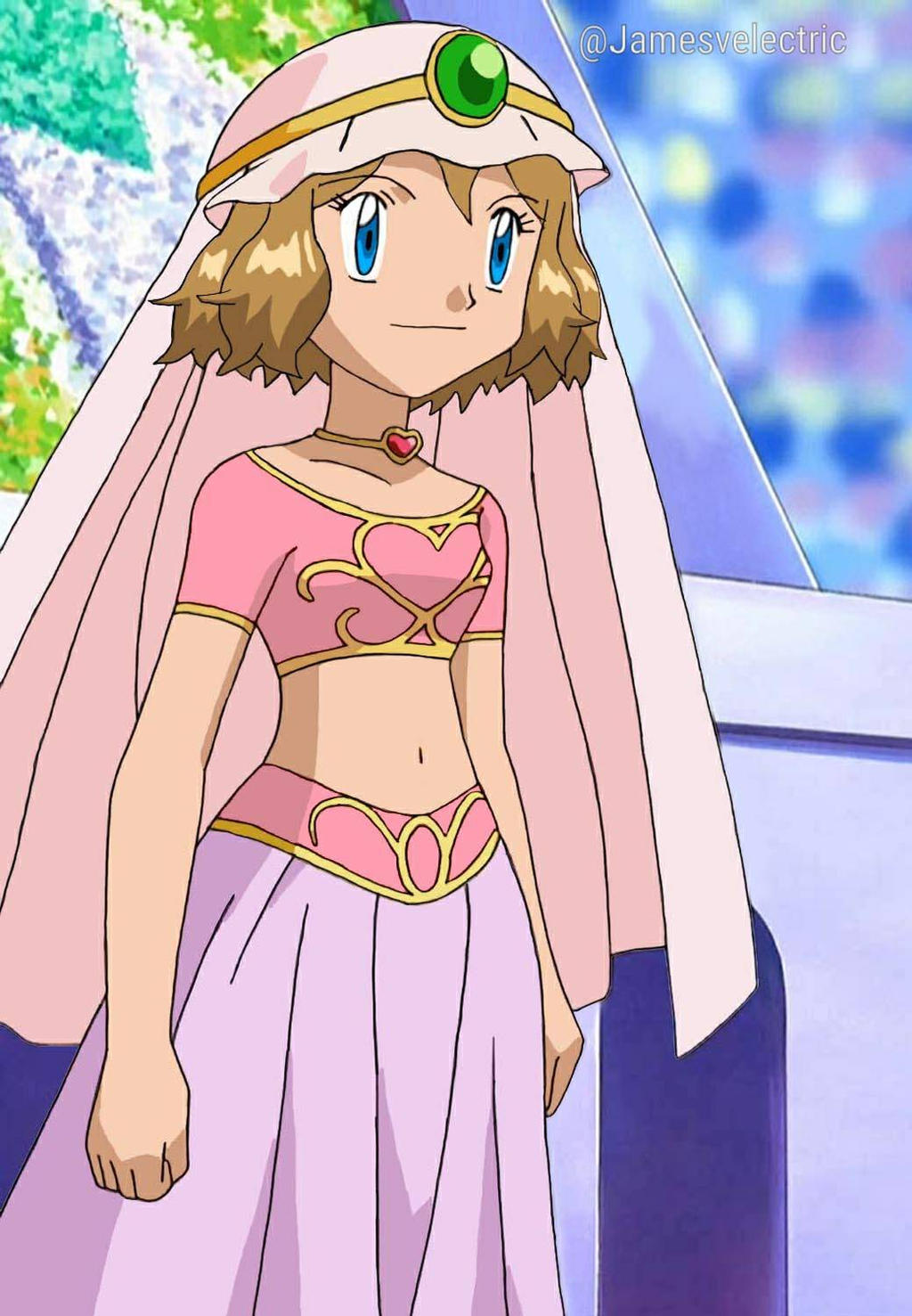 Serena Princess Of Kalos Pink Color Ver By Jamesvelectric On Deviantart