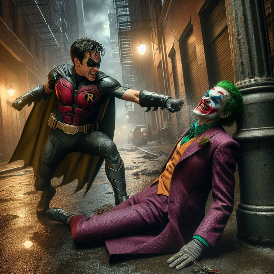 Robin Captures The Joker By Recomunit On Deviantart