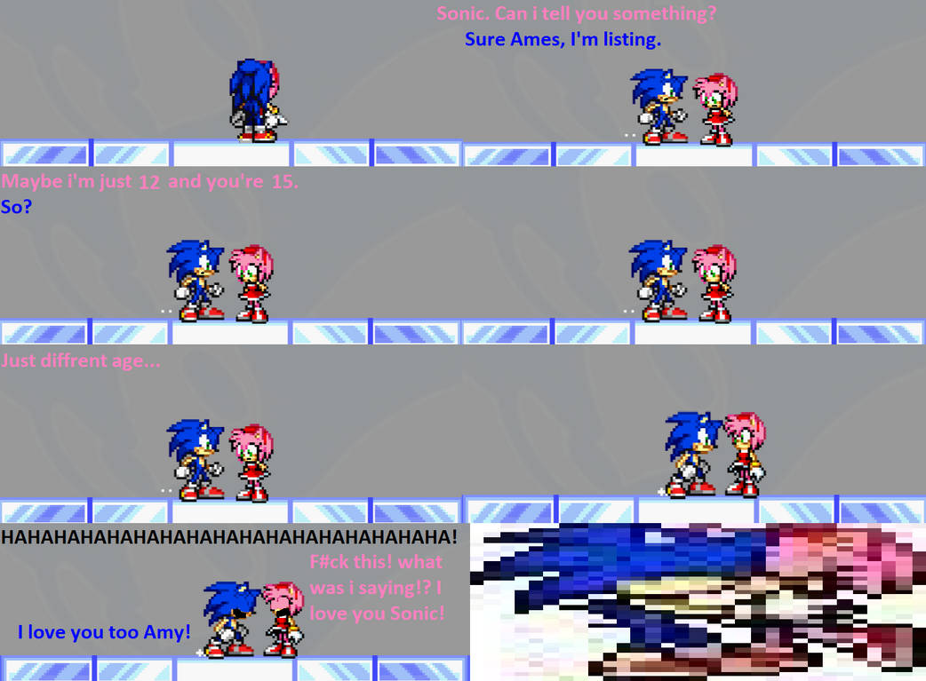 Sonamy Kiss Comic By Rutgervdc On Deviantart
