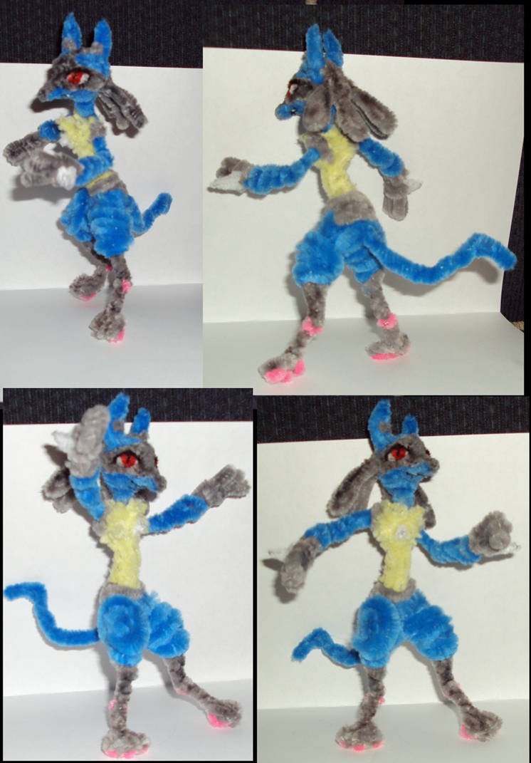 Pipecleaner Lucario By Amelius On Deviantart