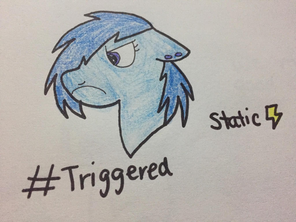 Triggered Static by Staticpegasus on DeviantArt Triggered Static by Staticpegasus on DeviantArt