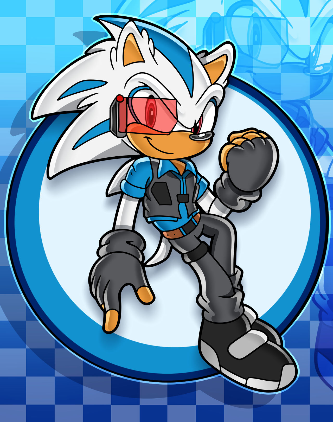 White Hedgehog Oc By Sonictheedgehog On Deviantart