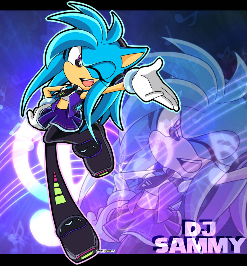 Sonic Girl Oc Dj Music Blue Hedgehog Sonica Female By Sonictheedgehog On Deviantart