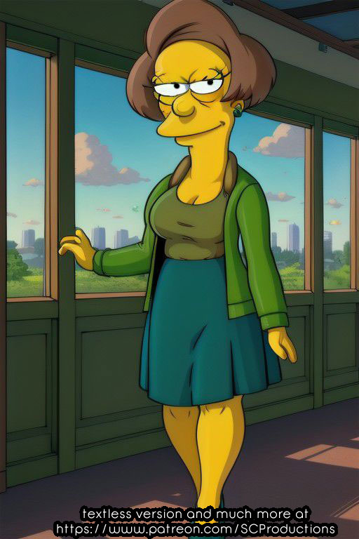 Edna Krabappel 01 By Sinochobotnice On Deviantart