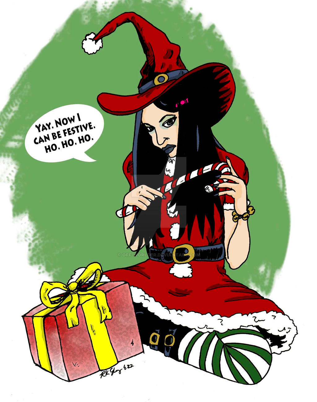 Christmas Witch By Off Worlder On Deviantart