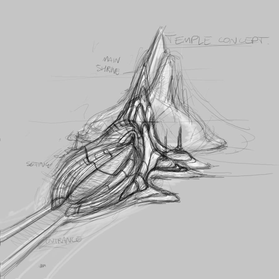 Temple Concept by Drouzen on DeviantArt
