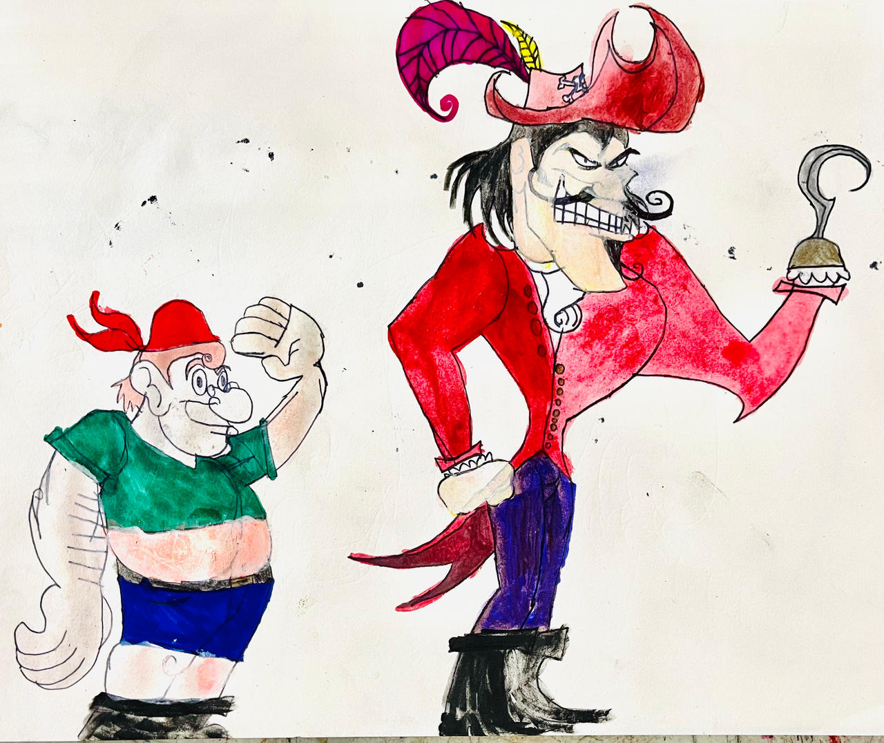 Captain Hook And Mr Smee By Masonmdaythetrex On Deviantart