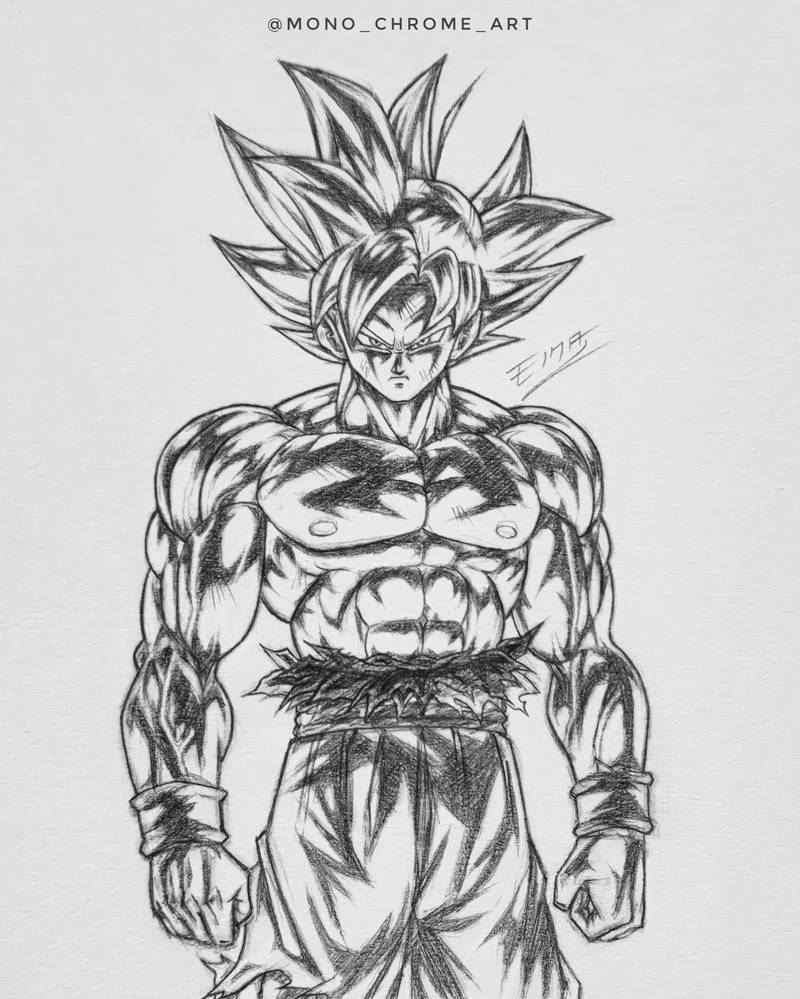 GOKU MUI by Monoart7 on DeviantArt GOKU MUI by Monoart7 on DeviantArt