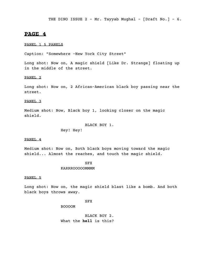 The Dino Issue 2 -Script-07 by Wodatoki on DeviantArt The Dino Issue 2 -Script-07 by Wodatoki on DeviantArt