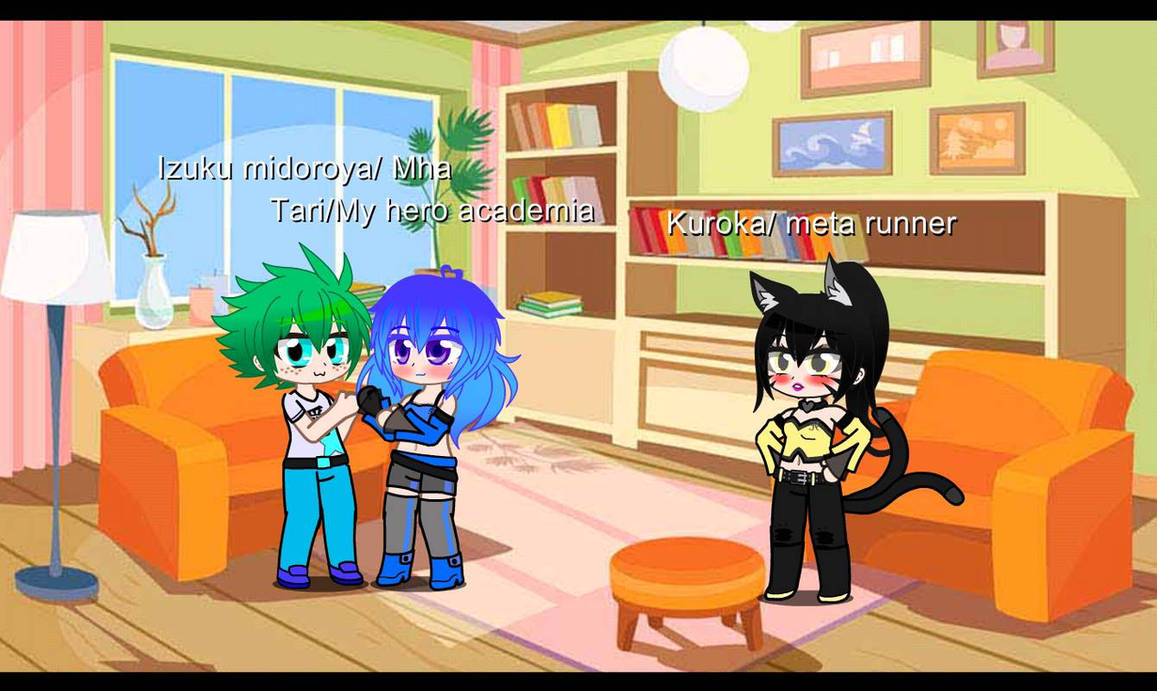 Tari And Deku Visiting With Kuroka By Alphaplayer64 On Deviantart