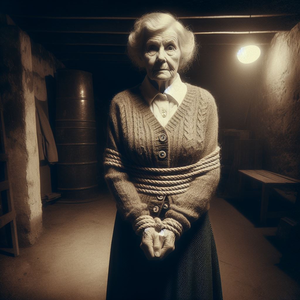 Granny Tied Up In The Basement 12 By Ingod On Deviantart