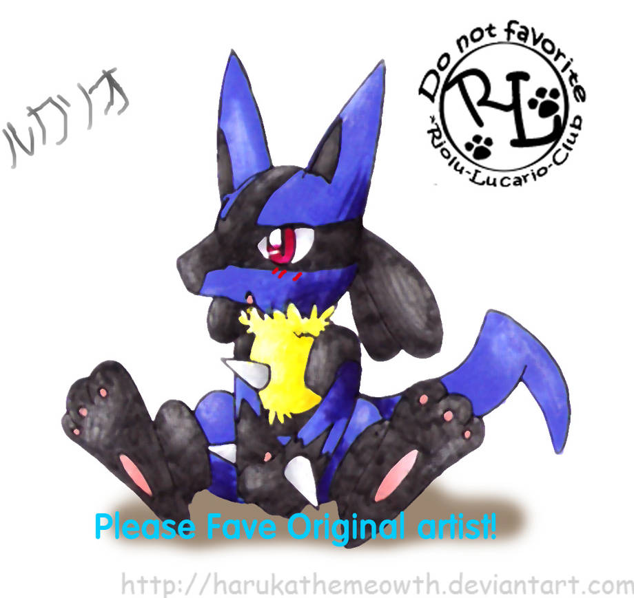 Rukario Sanbyharukathemeowth By Riolu Lucario Club On Deviantart