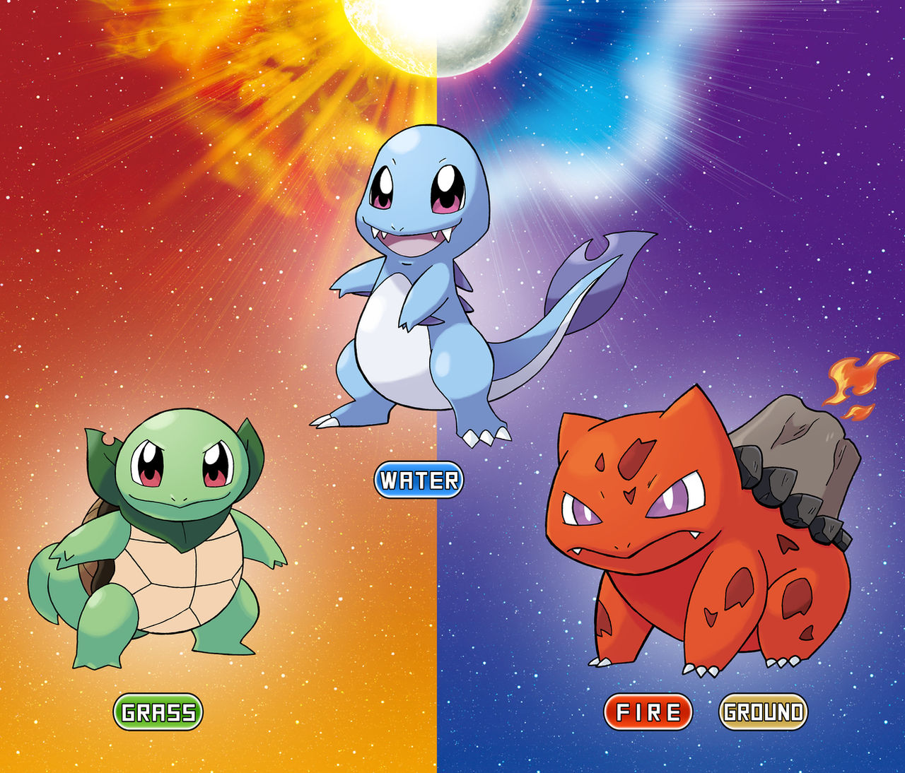 Alolan Kanto Starters By Sonicknight007 On Deviantart
