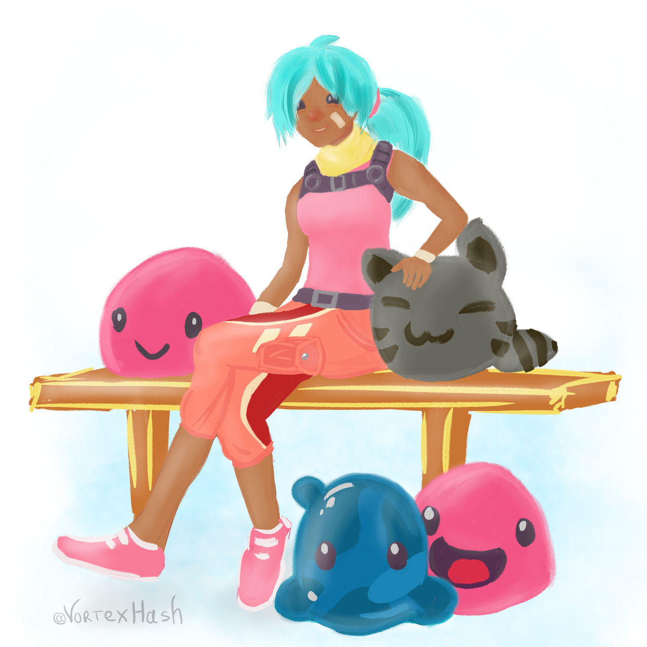 Beatrix Lebeau A Fan Art Of Slime Rancher By Vortexhash On Deviantart
