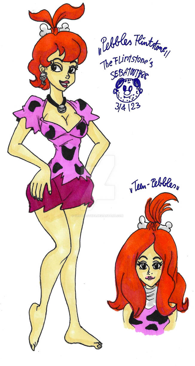 Pebbles Flintstone By Sebatooth88 On Deviantart