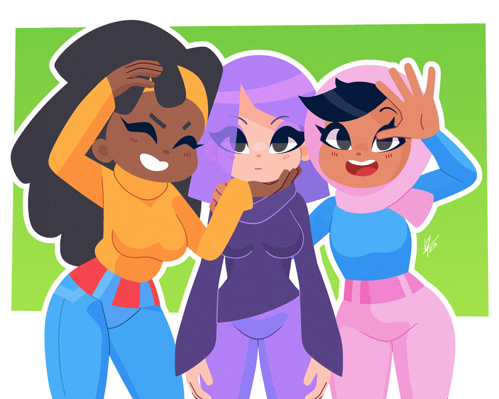 Duolingo Gals By Louistrations On Deviantart